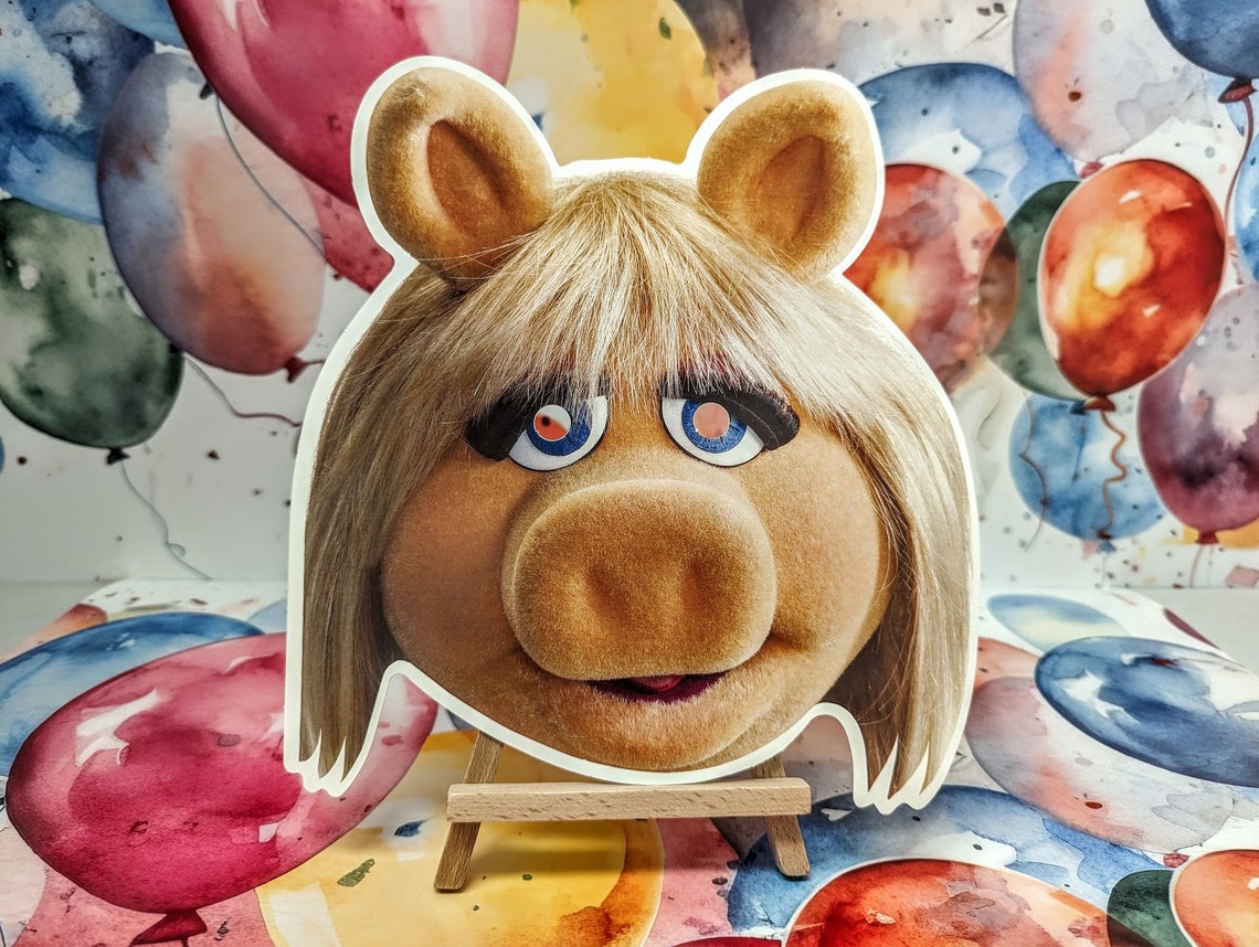 The Muppets 2D Card Party Masks Six Pack Miss Piggy, Kermit and Friends ...