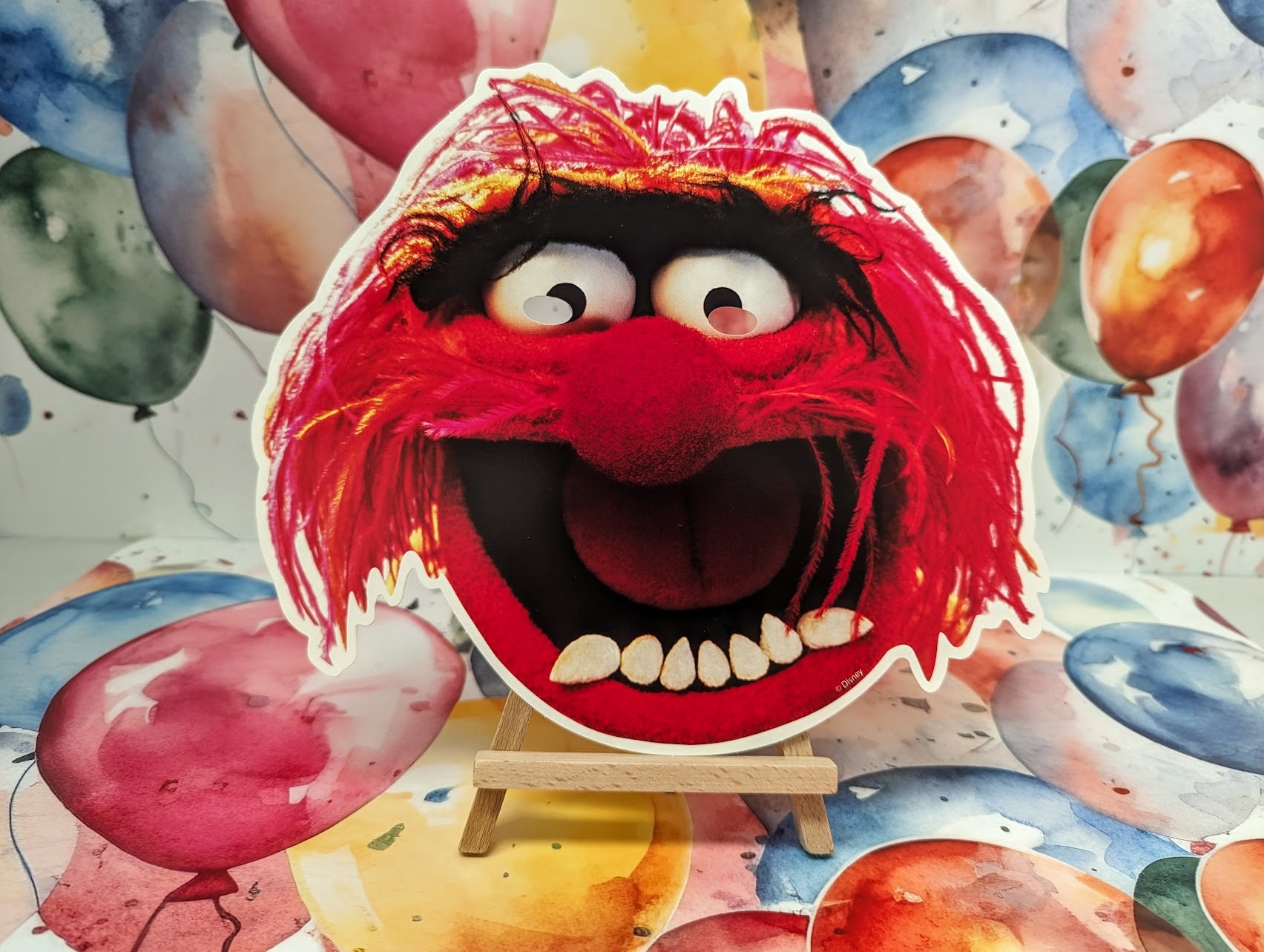 The Muppets 2D Card Party Masks - Six Pack - Miss Piggy, Kermit and ...