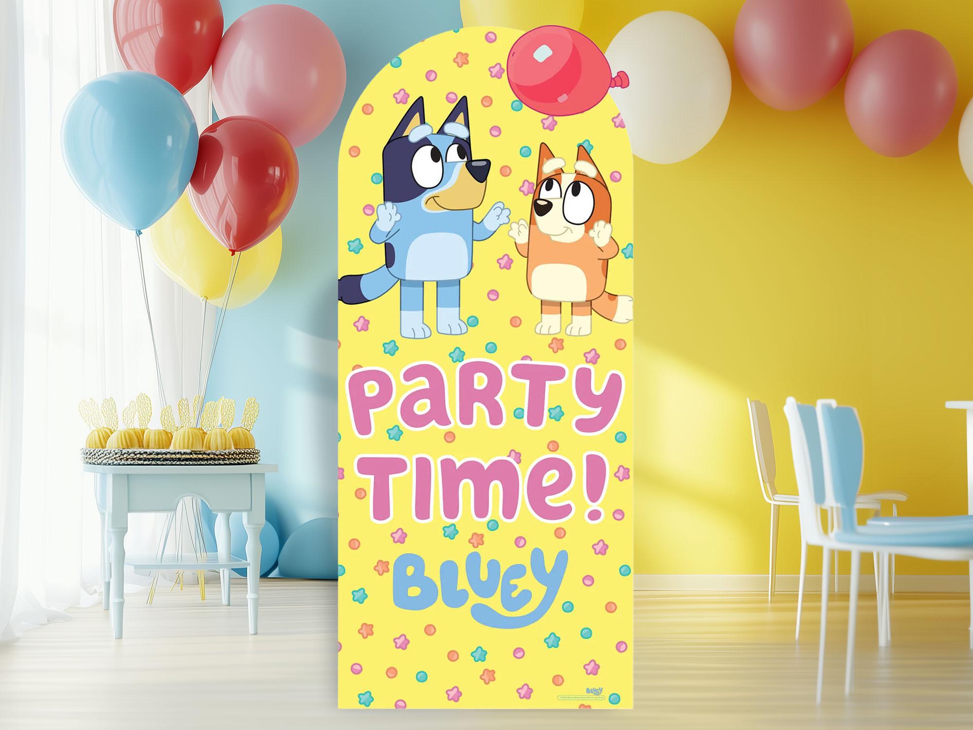Bluey Party Backdrop Cardboard Cutouts Official Licensed Standees ...