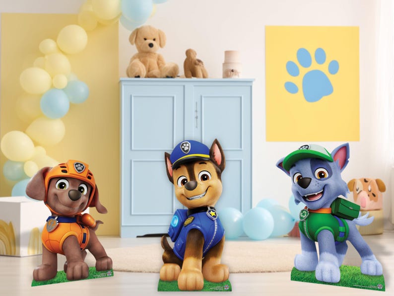 Paw Patrol Multi Pack Cardboard Cutouts Official Licensed Standees ...