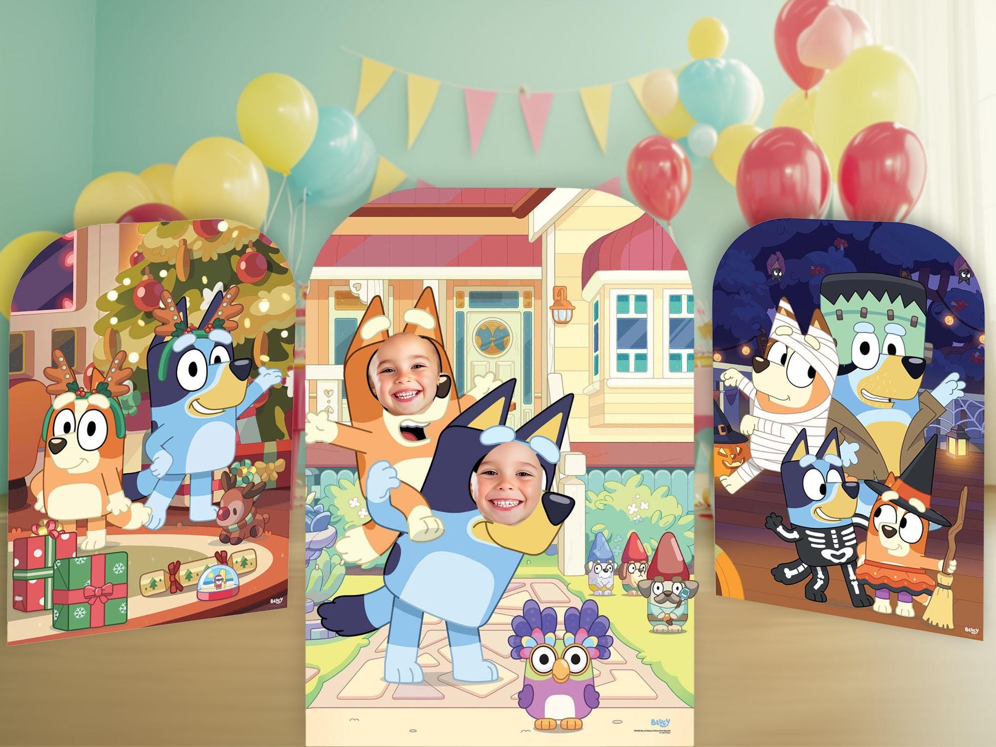 Bluey Stand-in Cardboard Cutouts Official Licensed Standees Decorations ...