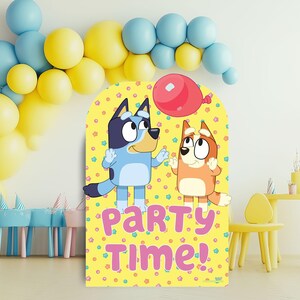 Bluey Party Backdrop Cardboard Cutouts Official Licensed Standees ...