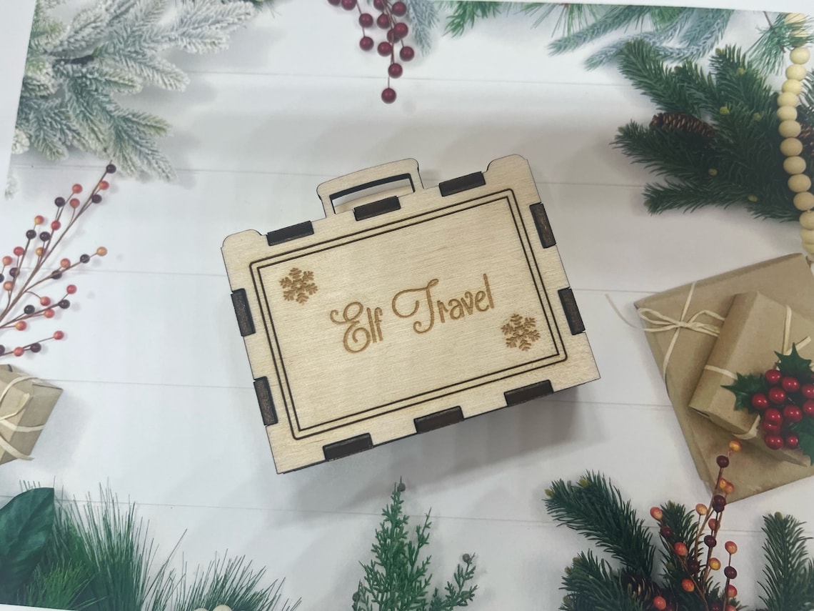 Elf Prop Suitcase Digital Cut File - Etsy
