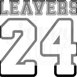 Leavers 24 Graphic Cut File SVG - Etsy