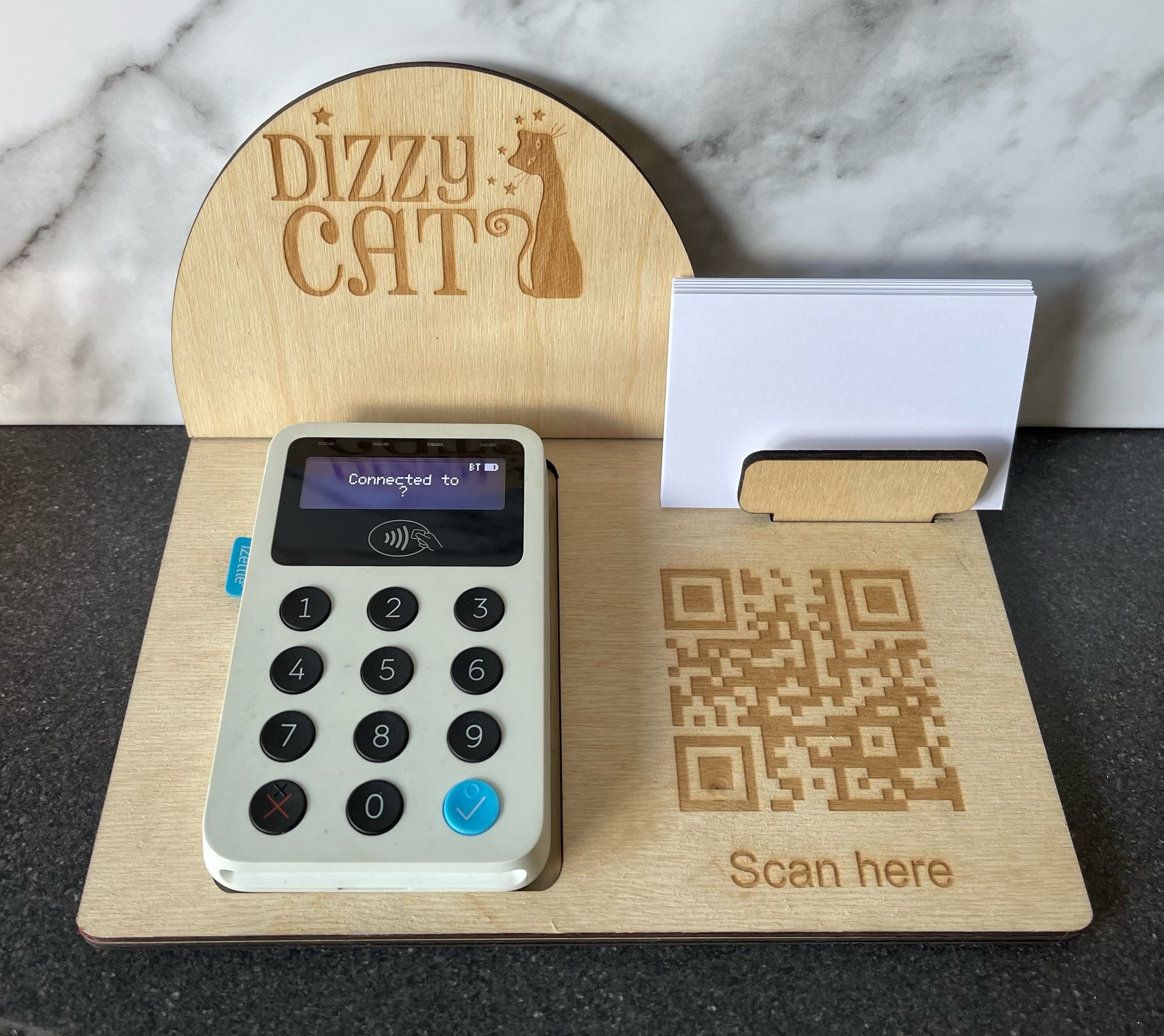 Izettle Card Reader Stand Digital Cut File - Etsy