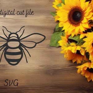 Bee Digital Laser Cut File - Etsy