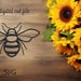 Bee Digital Laser Cut File - Etsy
