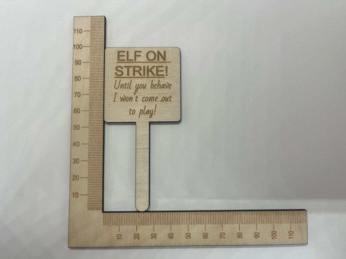 Elf Prop Strike Sign Digital Cut File - Etsy