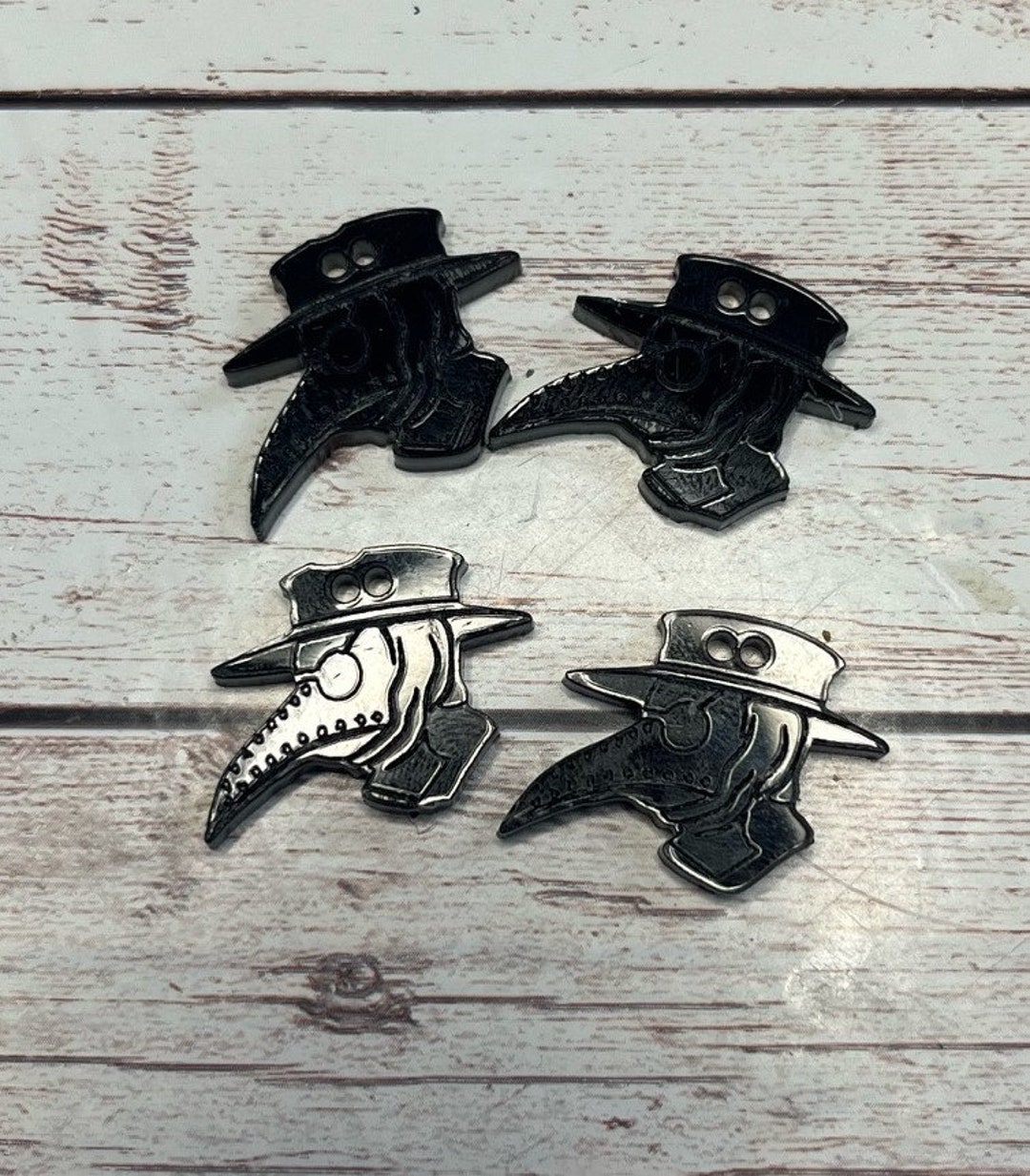 Plague Doctor Buttons - Etsy