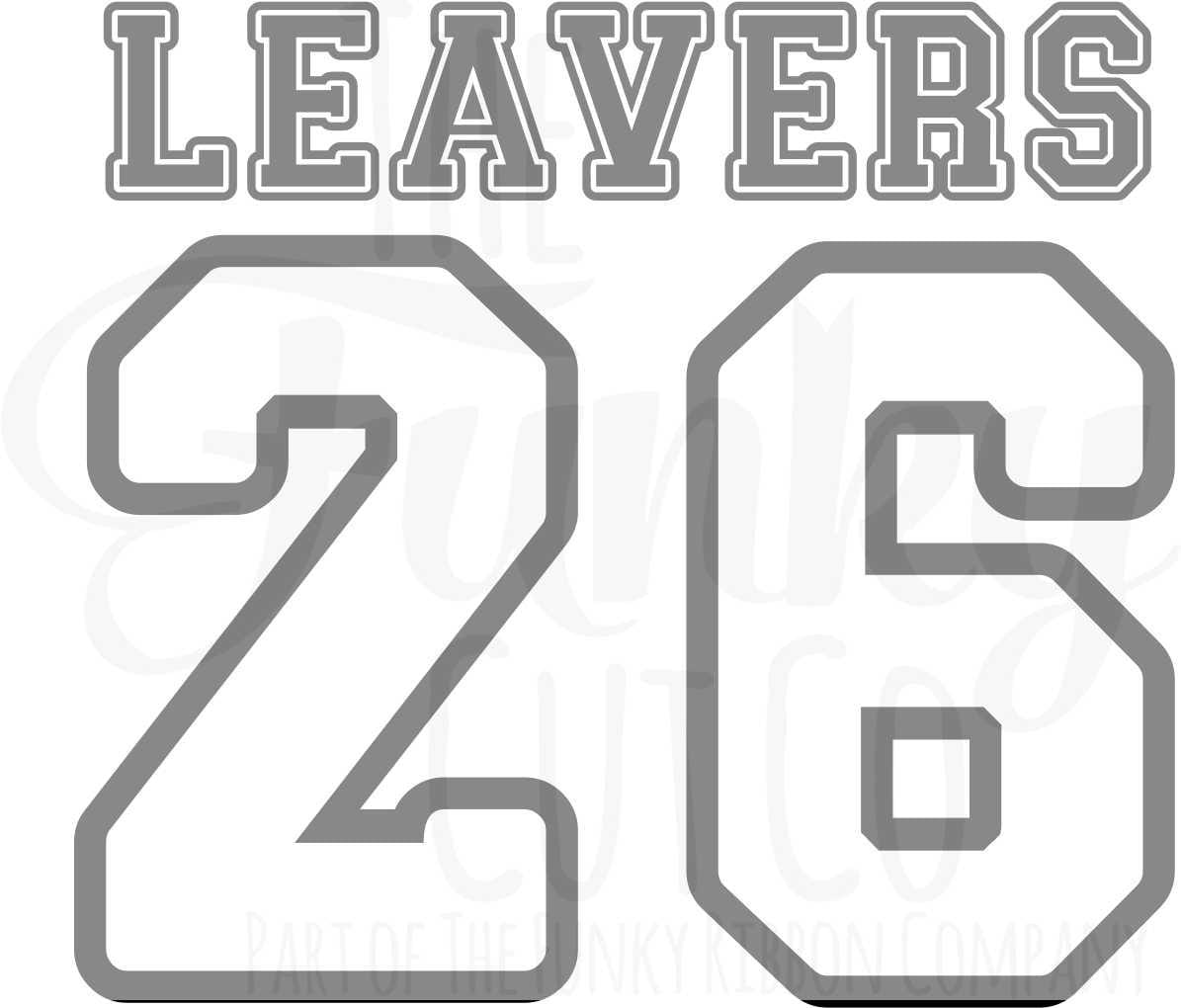 Leavers 26 Graphic Cut File SVG - Etsy UK