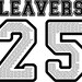 Leavers 25 Graphic Cut File SVG Filled With Names - Etsy