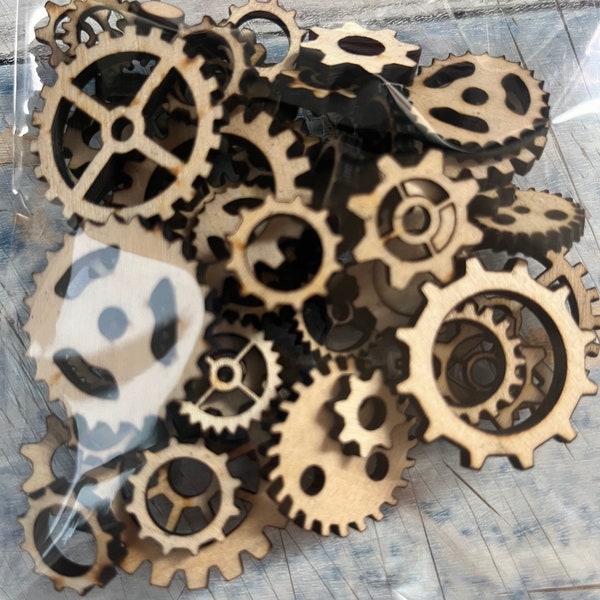 Wooden Cogs - Etsy UK