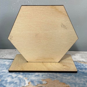 Hexagonal Display Stand Cut File - Etsy