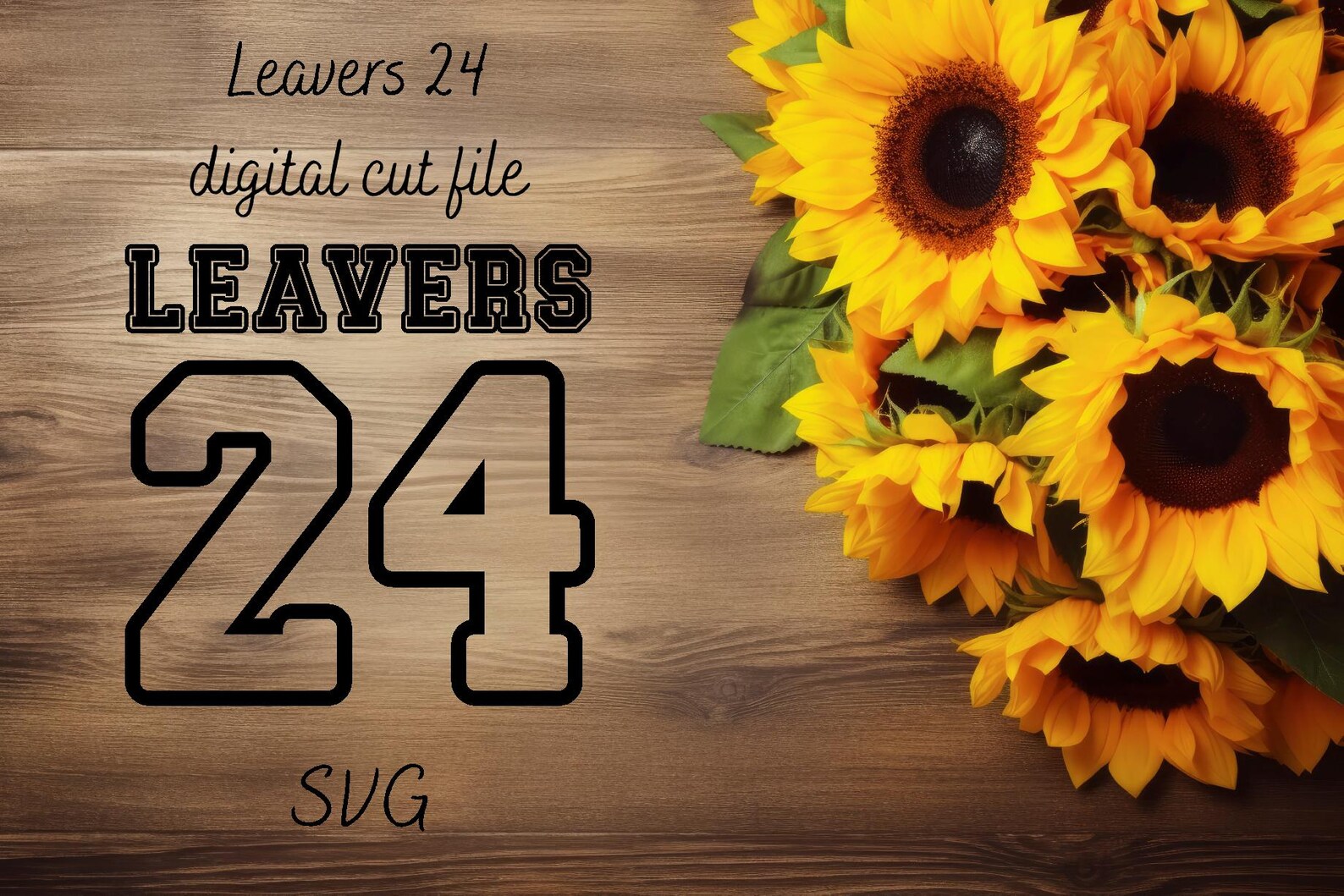 Leavers 24 Graphic Cut File SVG - Etsy