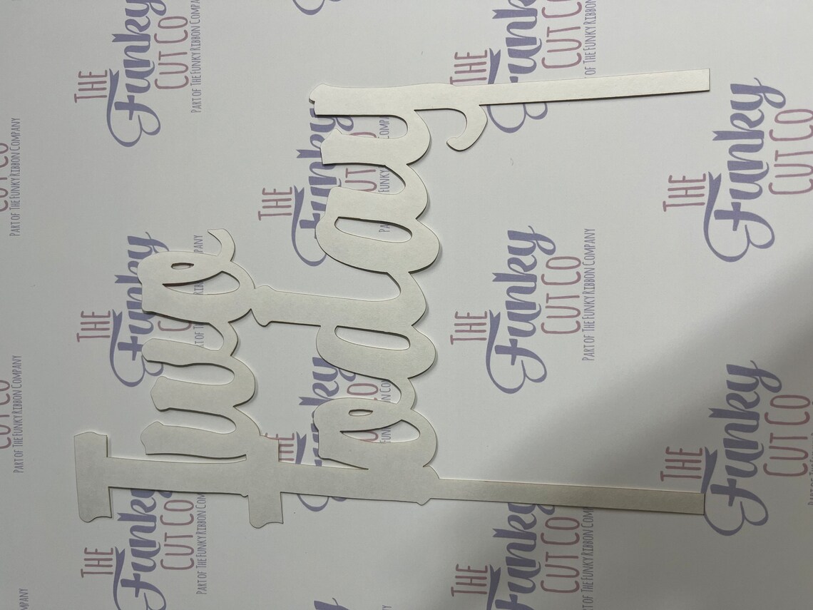 Two Today Cake Topper Digital Cut File - Etsy