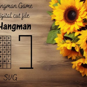 Hangman Game Cut File - Etsy