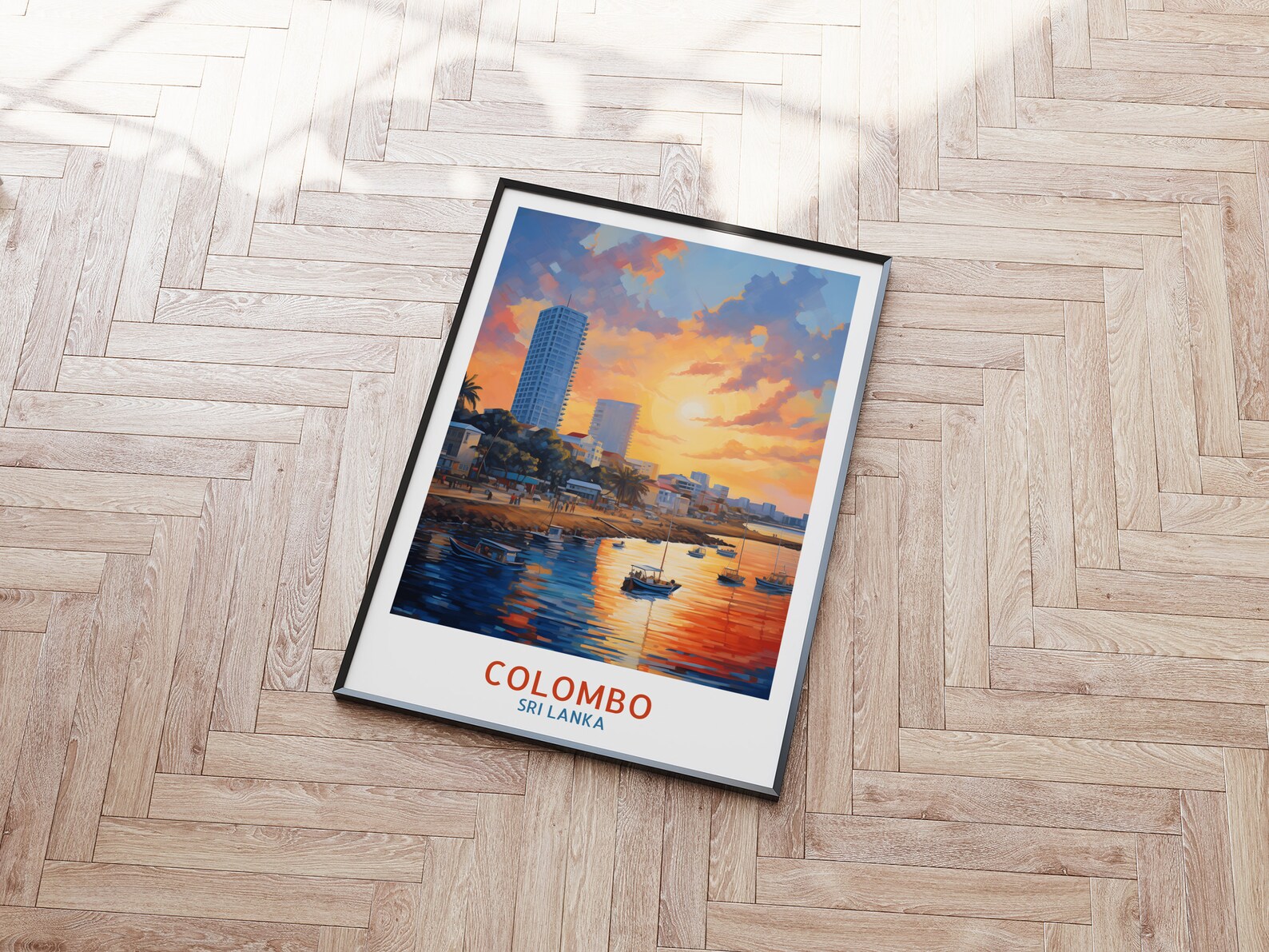 Colombo City Travel Print, Colombo Sri Lanka Travel Poster Print ...