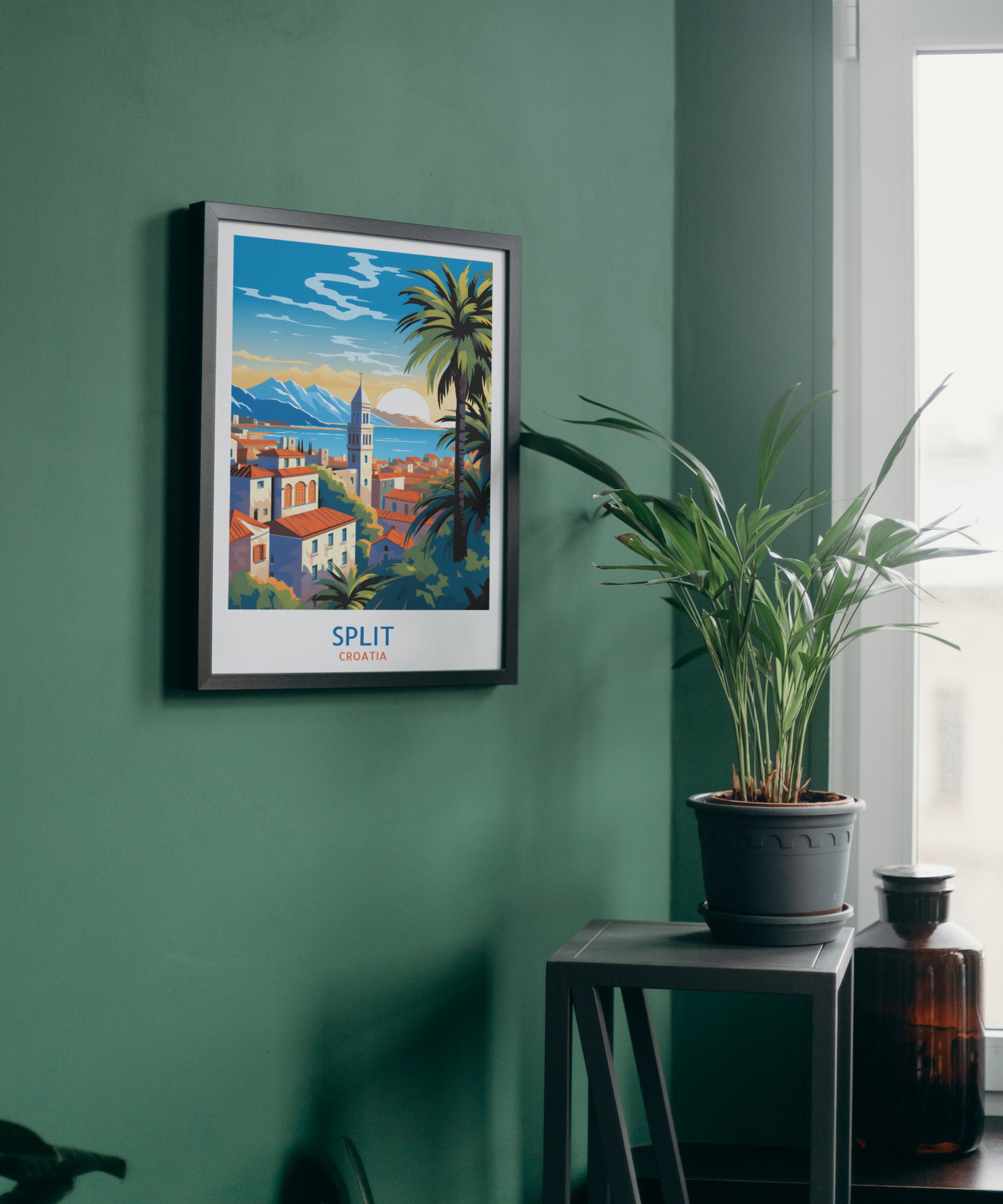 Split En Croatie Cadeau De Voyage Affiche vendu par Goodnight Somber ...