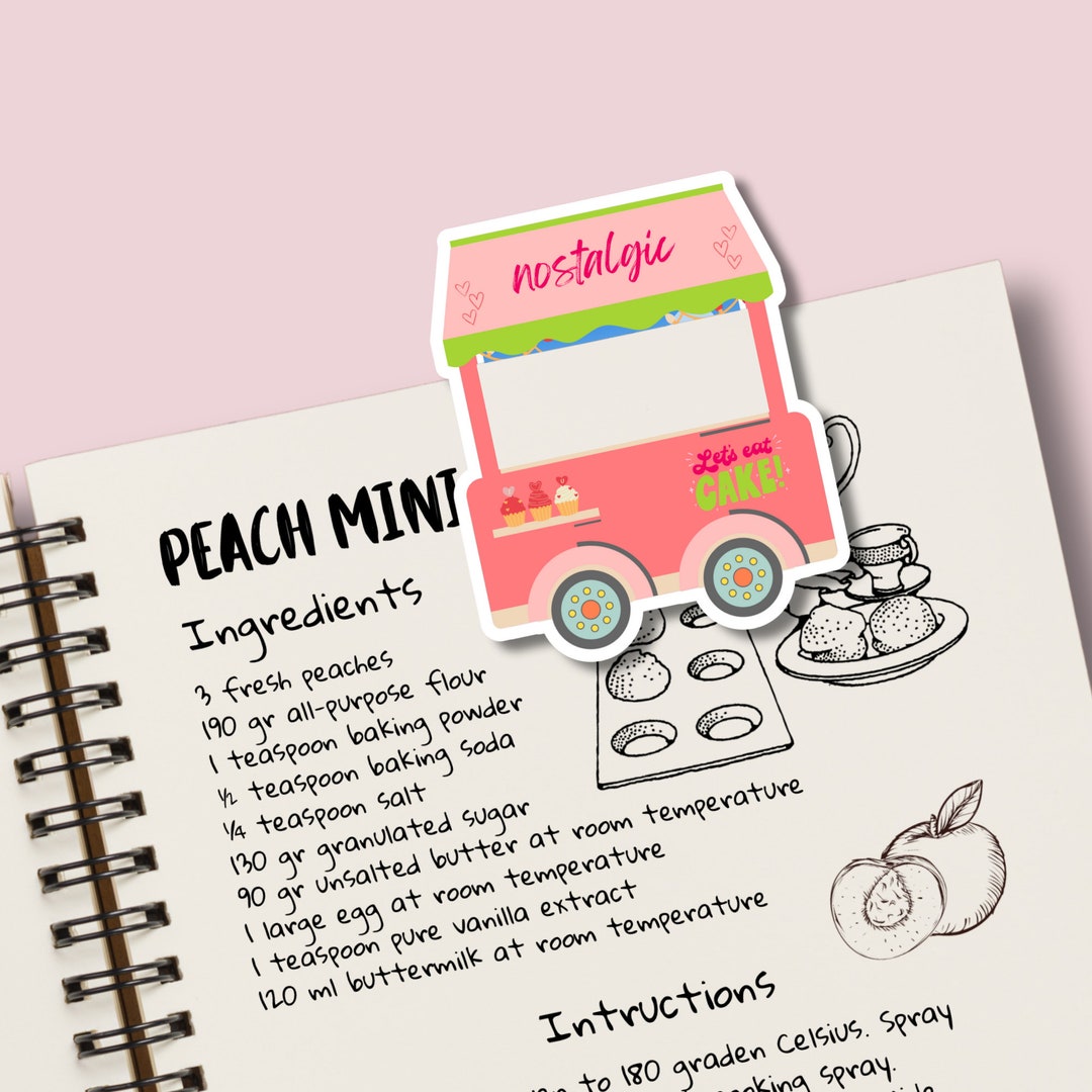 Cookbook Tabs Cakes Edition – Baking Organizer | Cake Recipe Bookmarks ...