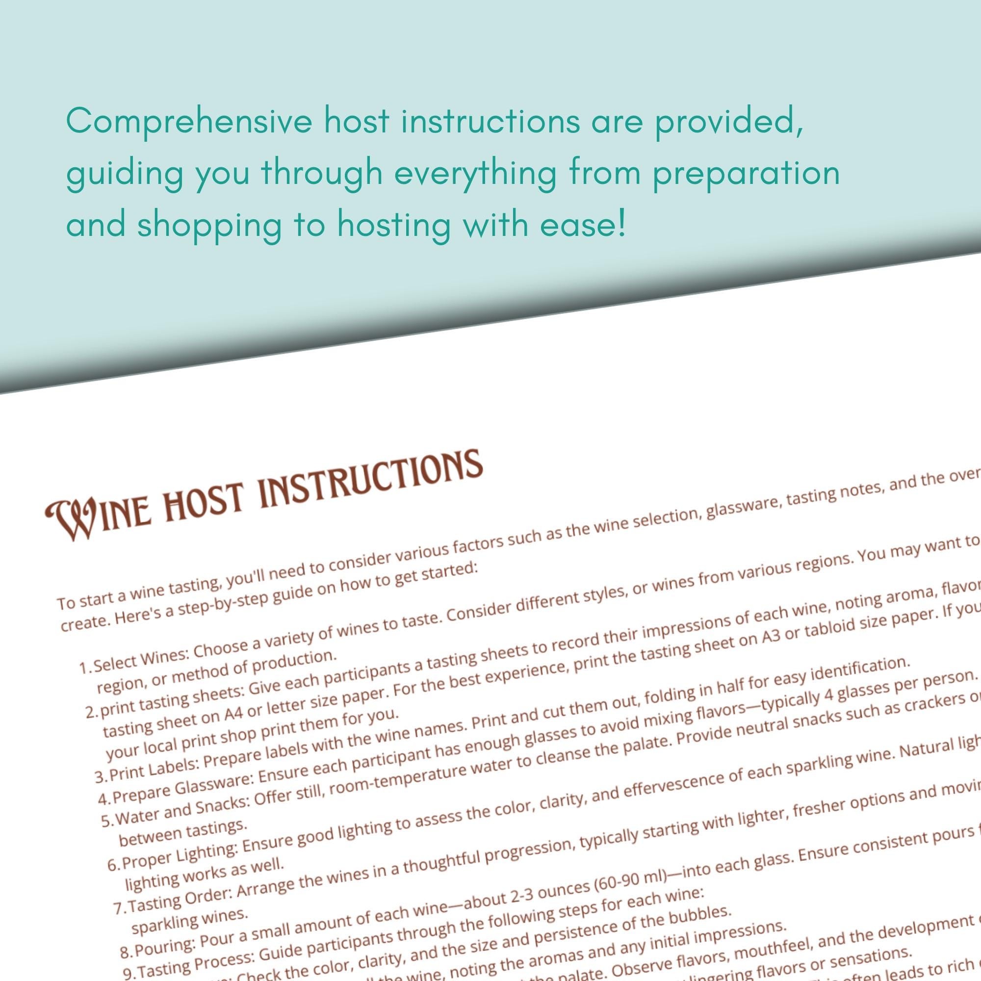 Floral Wine Tasting Bundle – Printable Wine Tasting Sheets – Wine ...