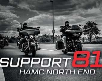 Hells Angels Support T-shirt Support 81 Rocker NORTH END - Etsy