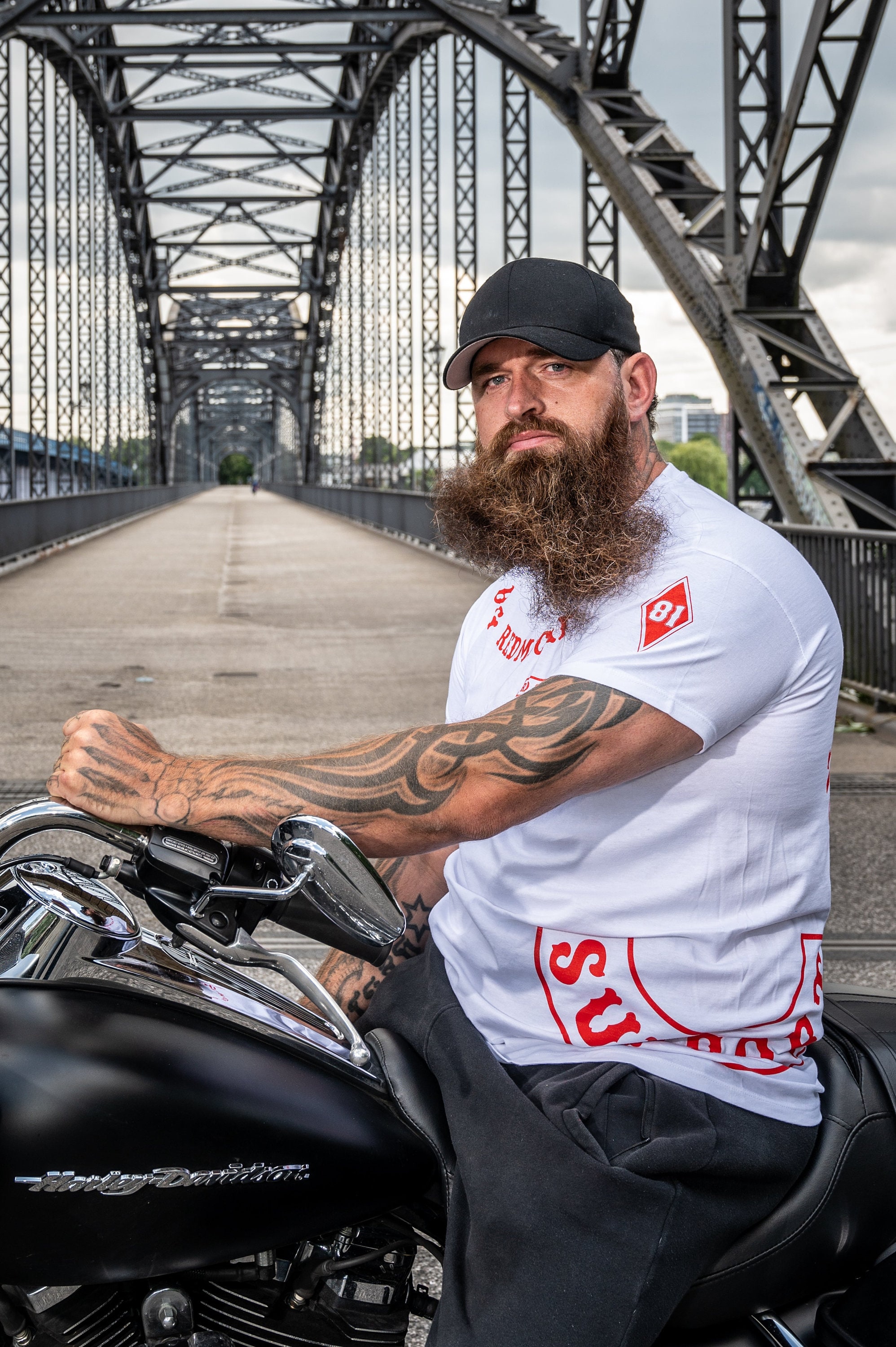 Hells Angels Support T-shirt Big Red Machine Siderocker SYL 81 NORTH END - Etsy