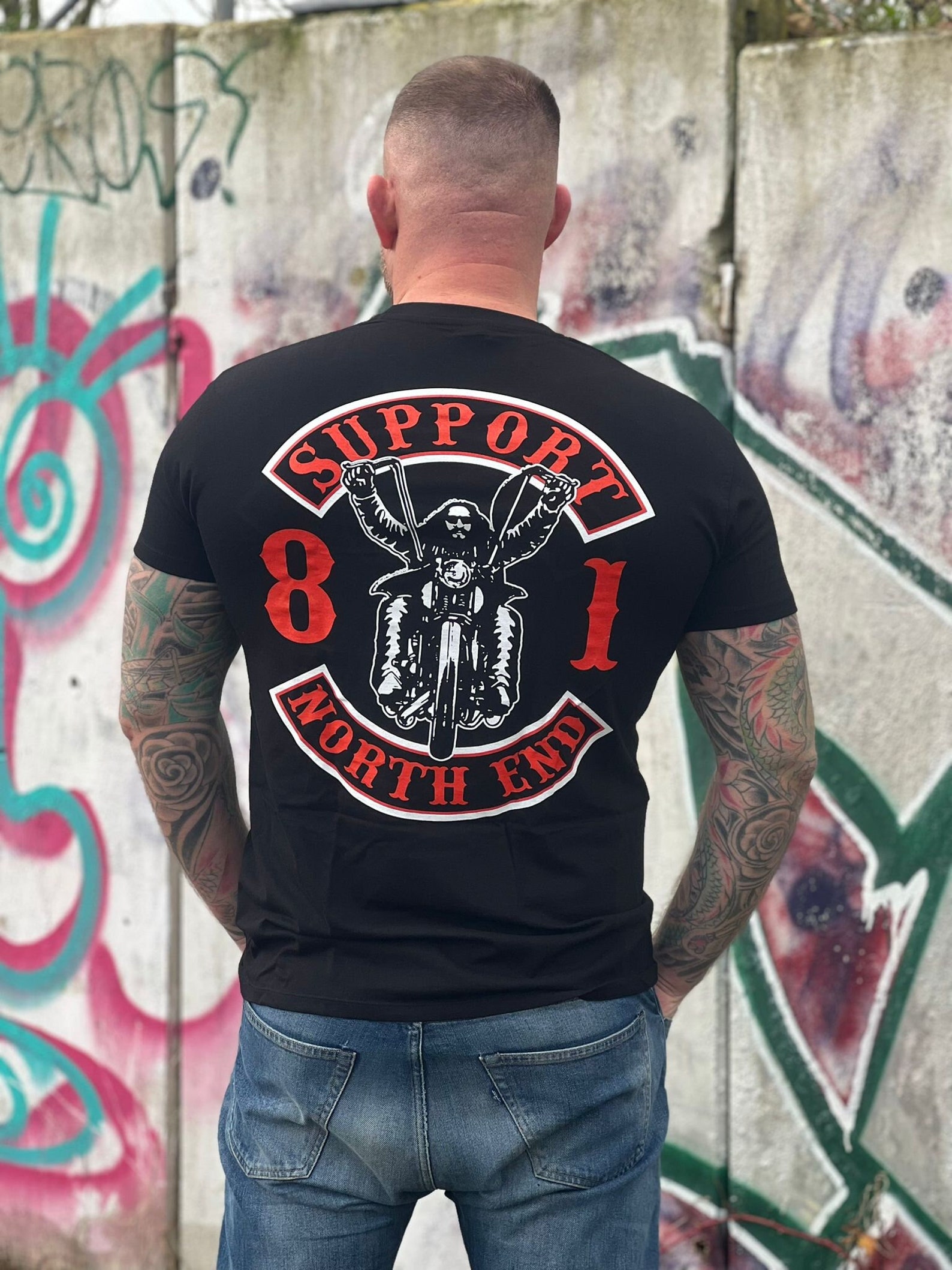 Hells Angels Support T-shirt Support 81 Rocker NORTH END - Etsy