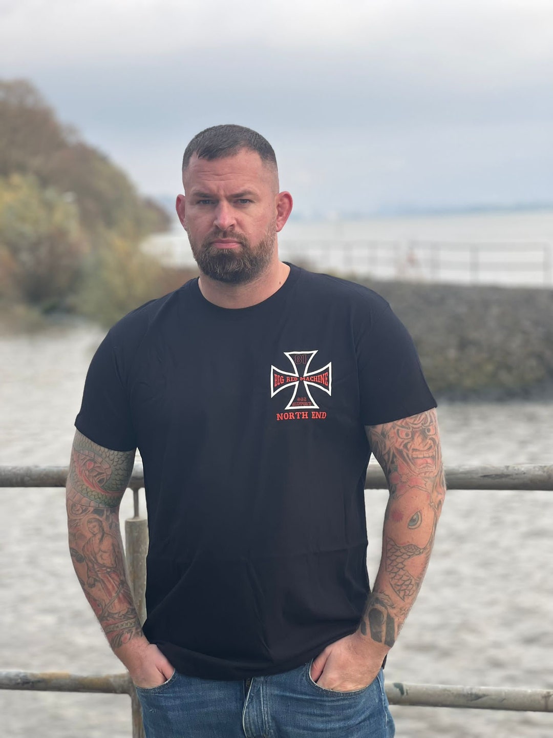 Hells Angels Support - T-shirt Cross 81 NORTH END - Etsy