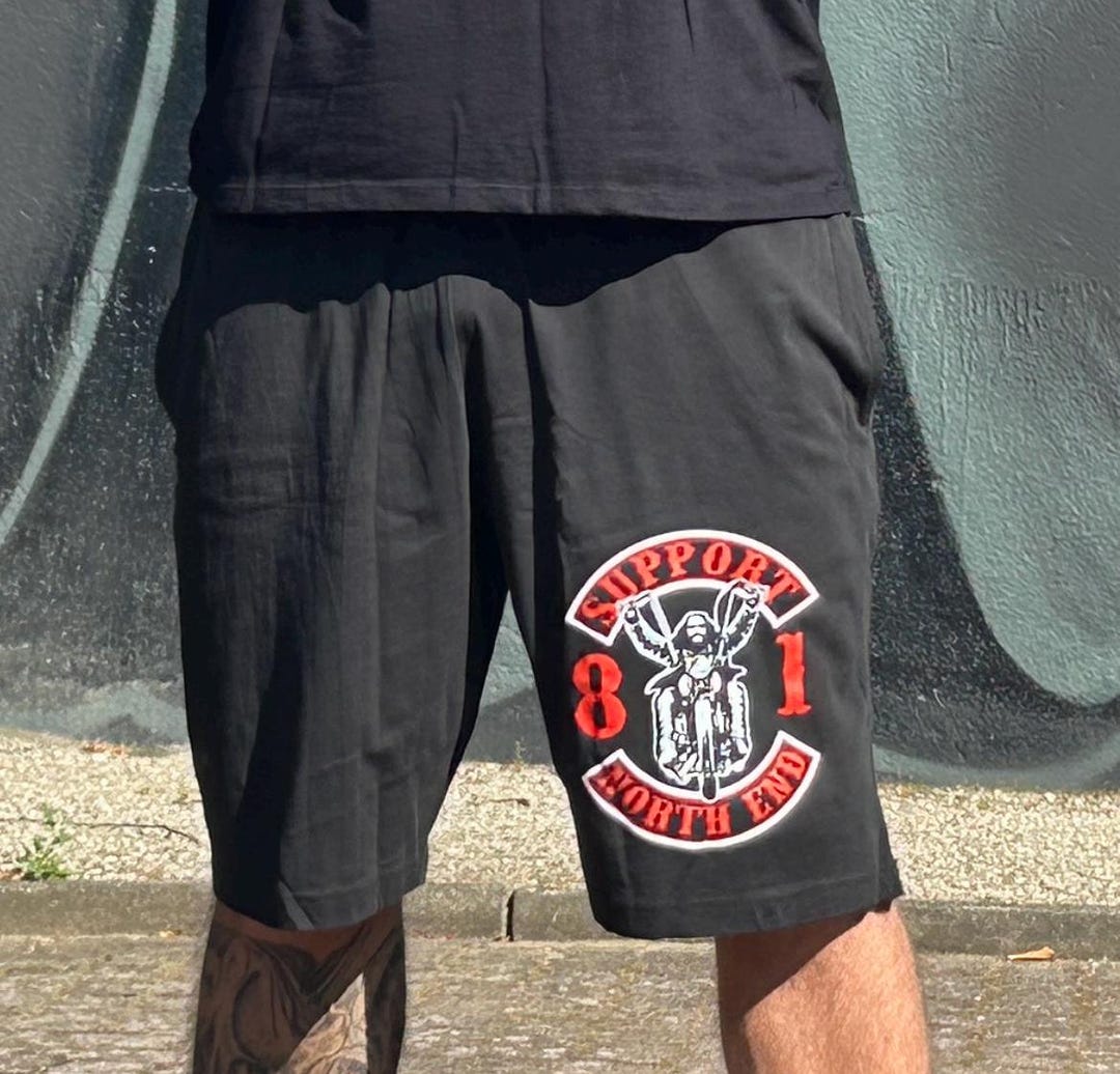 Hells Angels Support - Shorts 81 Rocker NORTH END - Etsy