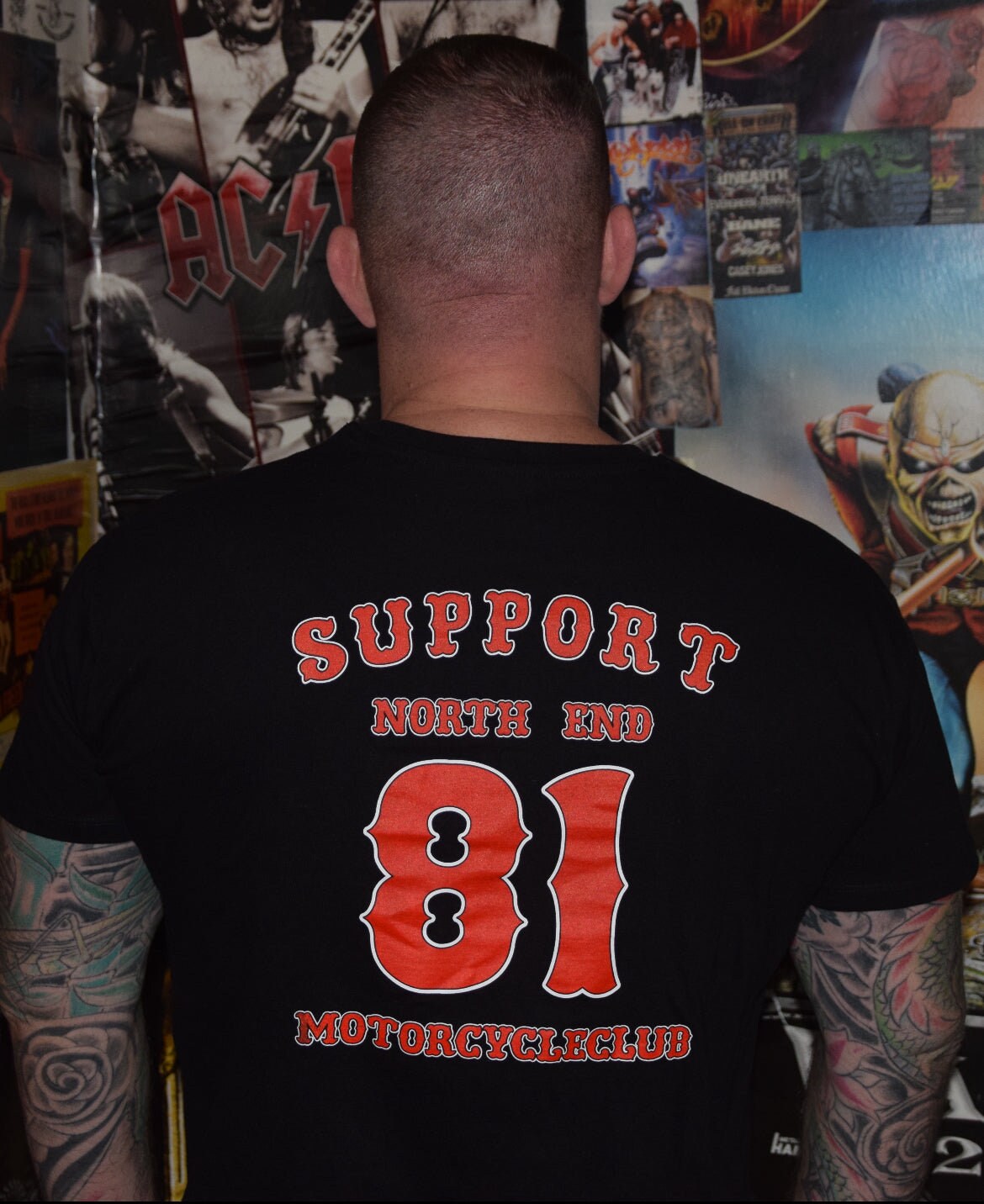 Hells Angels Support T-shirt Skulls 81 NORTH END - Etsy
