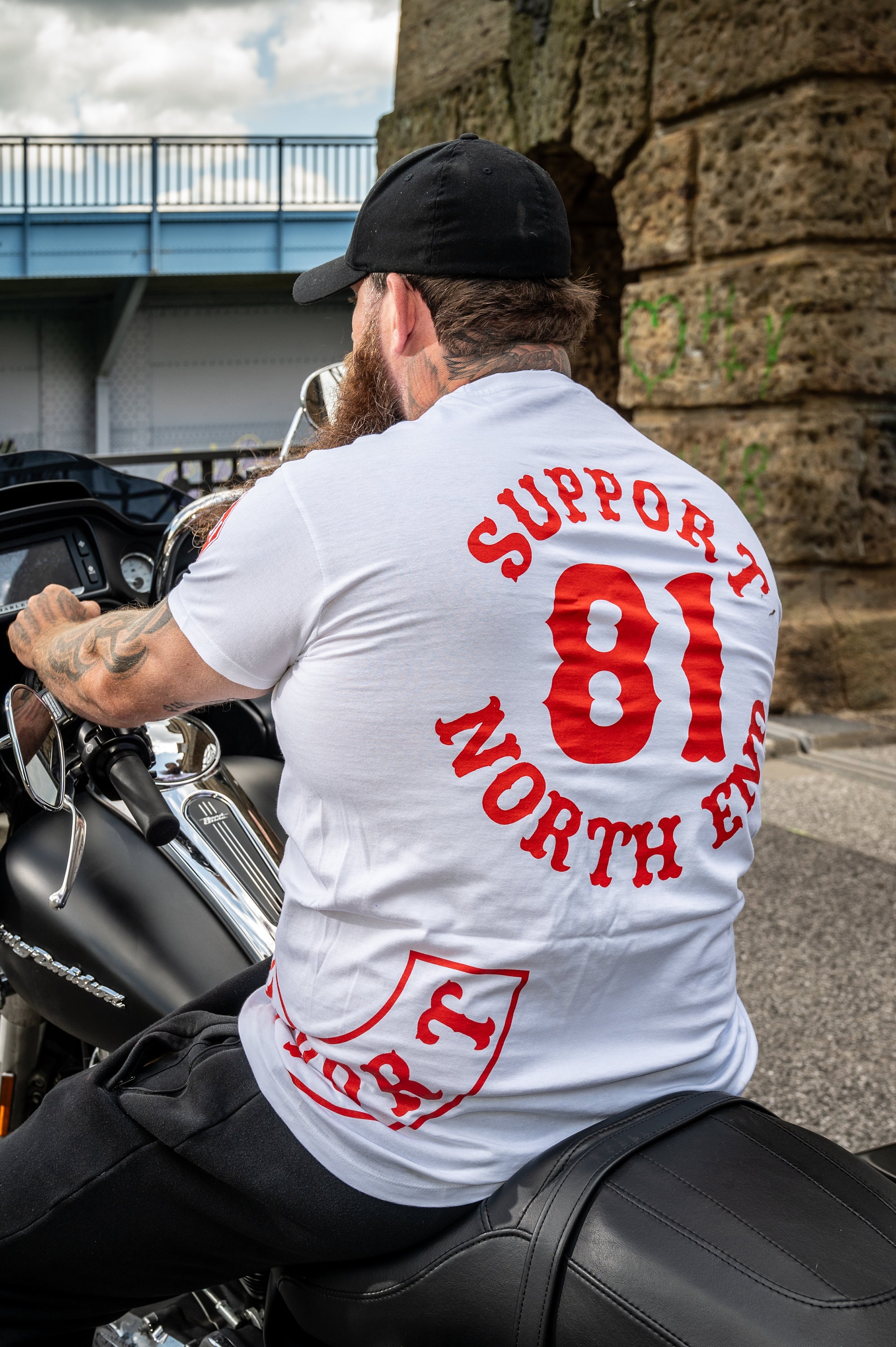 Hells Angels Support T-shirt Big Red Machine Siderocker SYL 81 NORTH END - Etsy