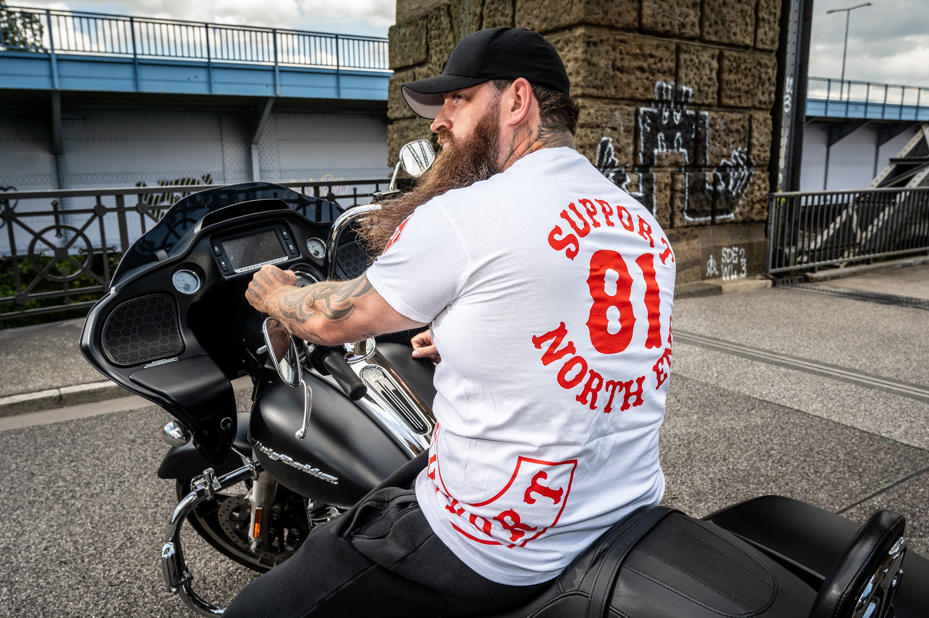 Hells Angels Support T-shirt Big Red Machine Siderocker SYL 81 NORTH END - Etsy