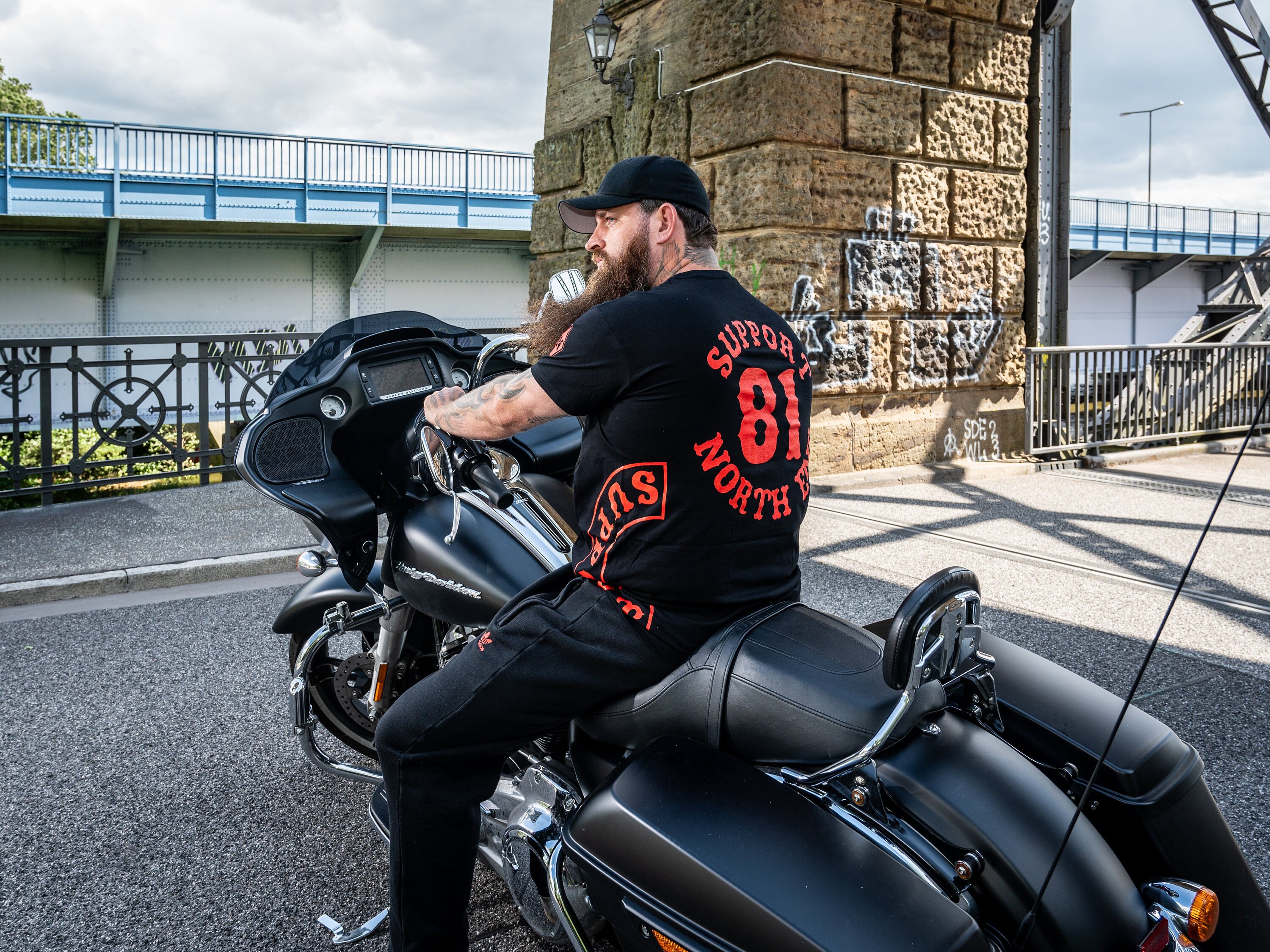 Hells Angels Support T-shirt Big Red Machine Siderocker SYL 81 NORTH END - Etsy