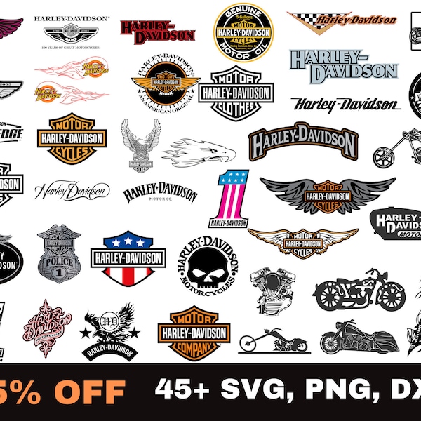 Harley Logo Outline - Etsy