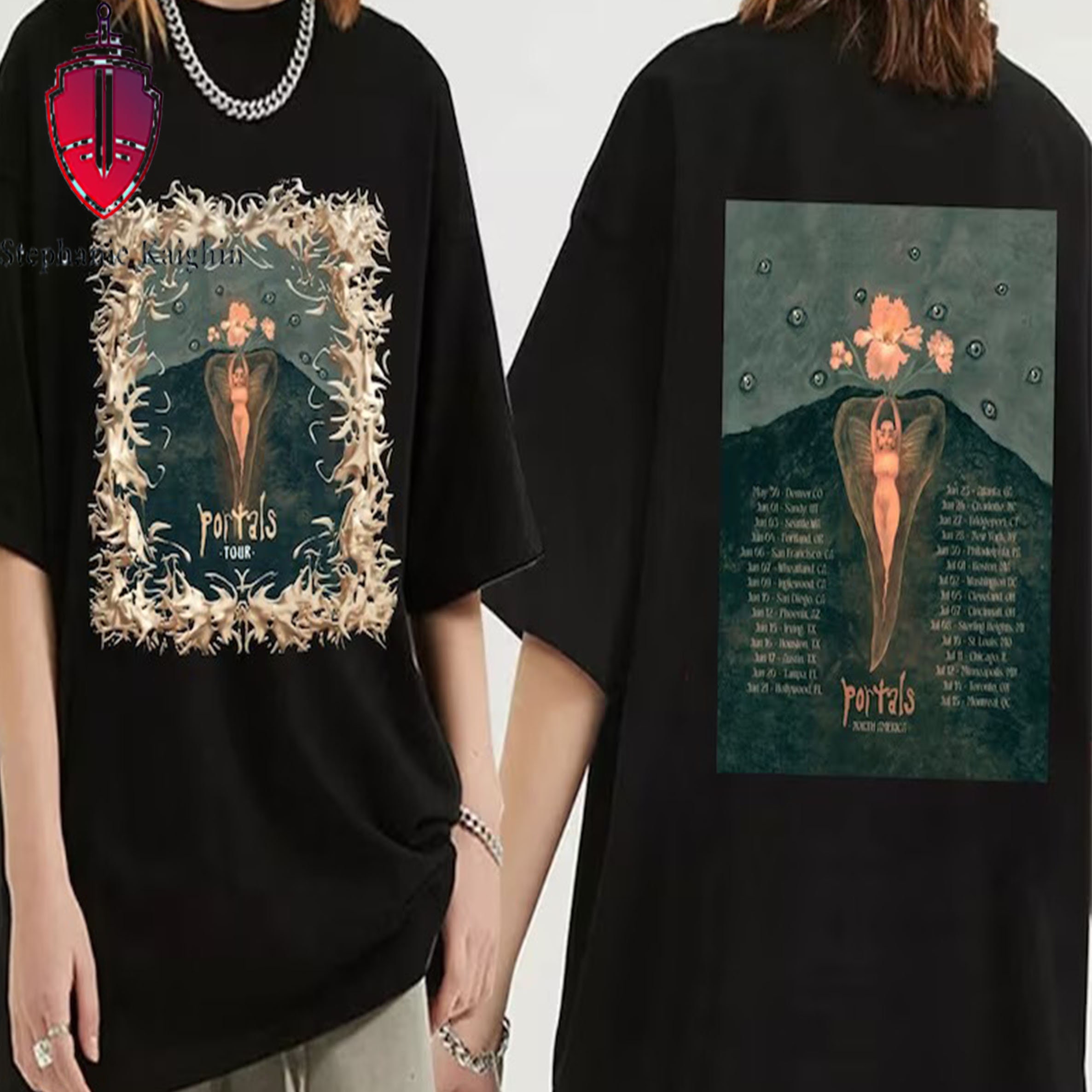 2 Sides Melanie Martinez Portals Tour 2023 Shirt, Portals North America ...