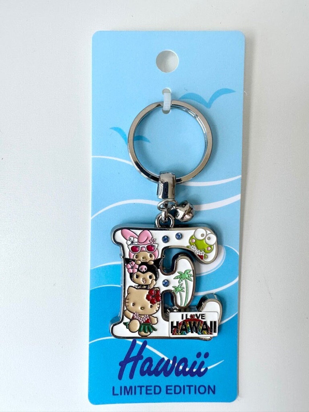New - Hawaii Special Edition Hello Kitty Initial E Keychain - Etsy