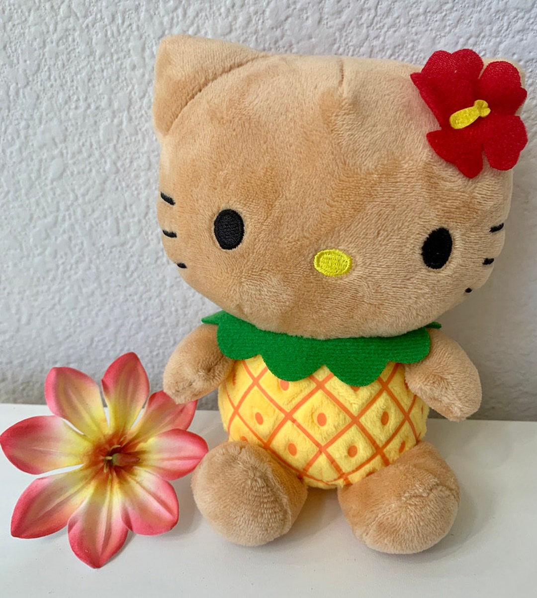 NEW - HAWAII Limited Edition Hello Kitty Plush 6" - PINEAPPLE - Etsy