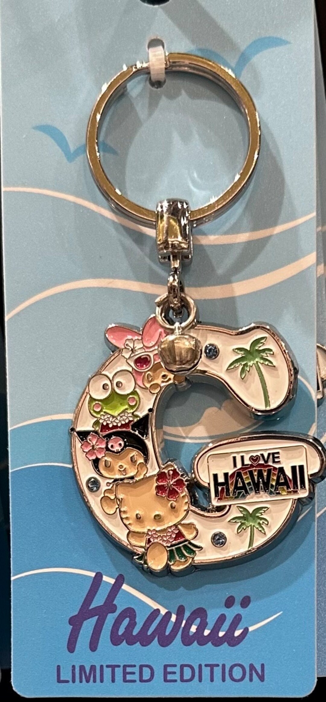 New - Hawaii Special Edition Hello Kitty Initial G Keychain - Etsy