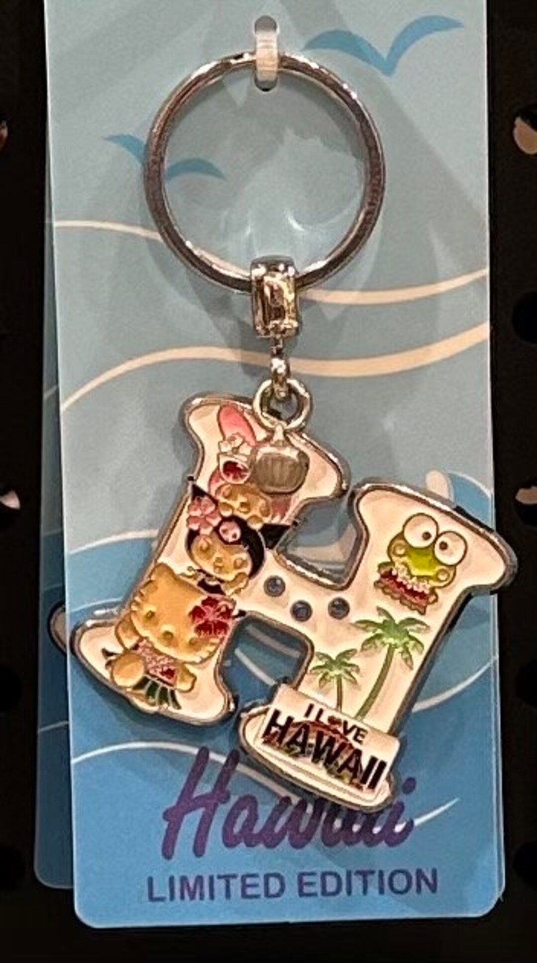 New - Hawaii Special Edition Hello Kitty Initial H Keychain - Etsy