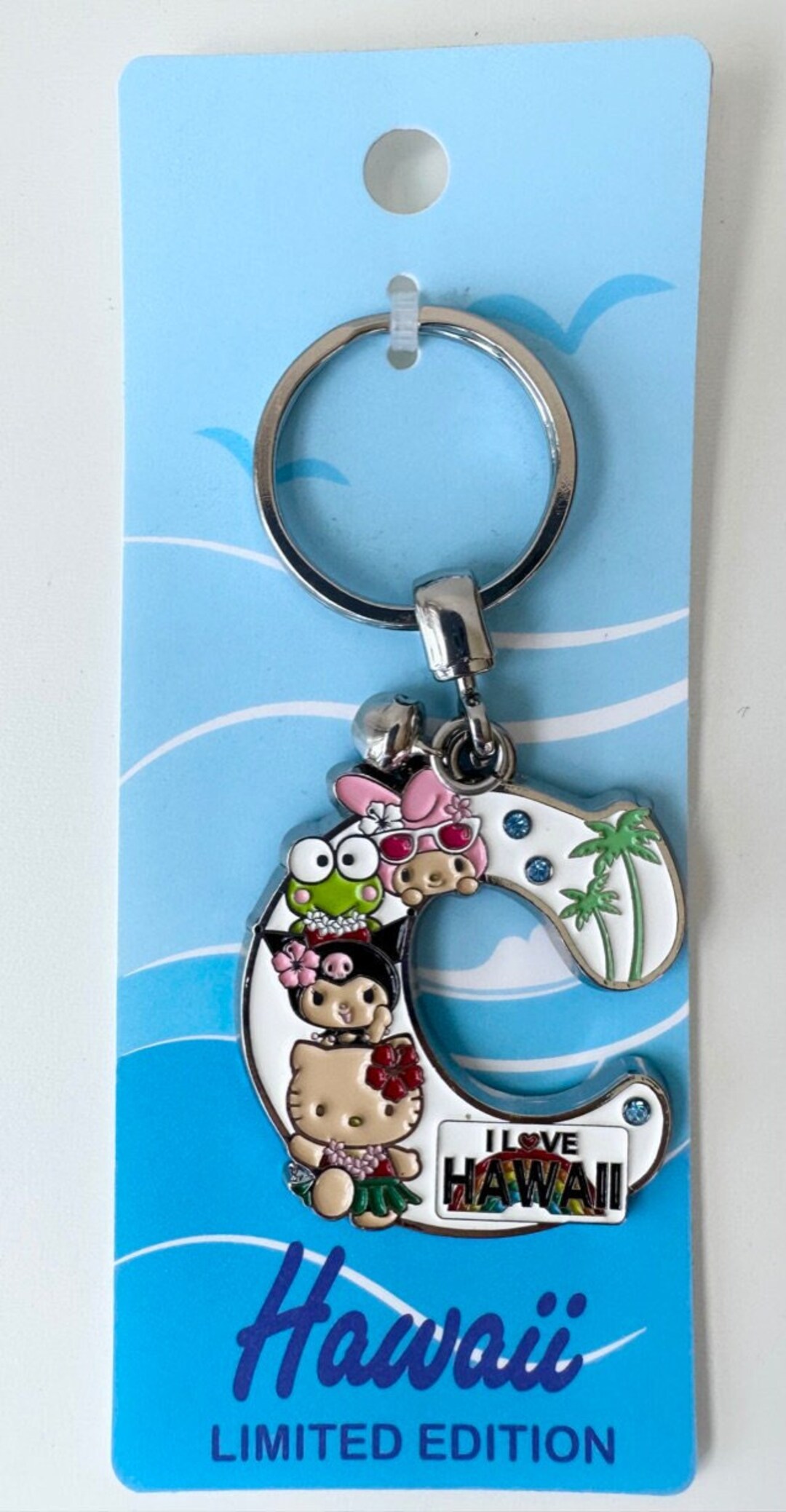 New - Hawaii Special Edition Hello Kitty Initial C Keychain - Etsy