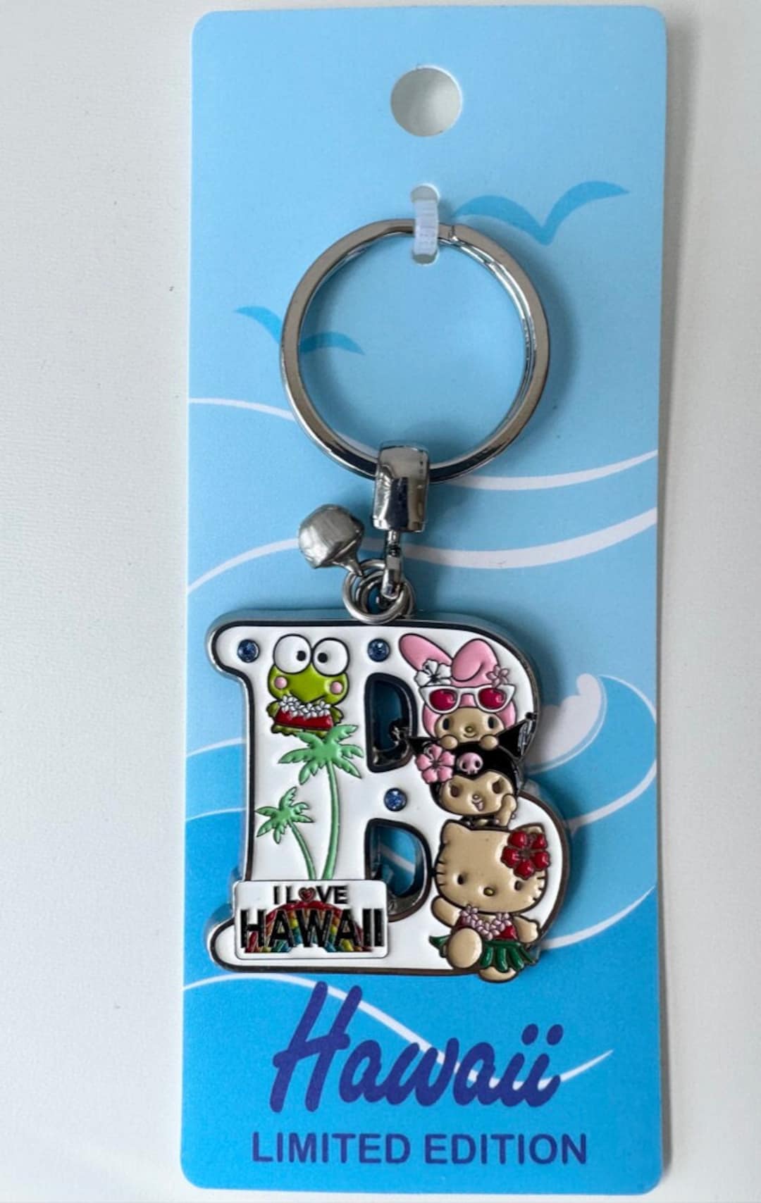 New - Hawaii Special Edition Hello Kitty Initial B Keychain - Etsy