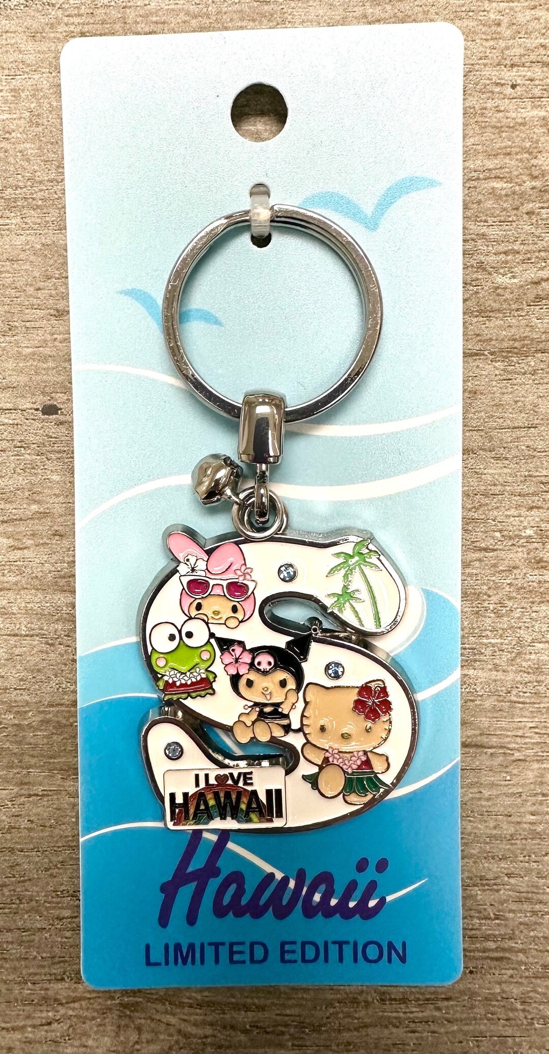 New - Hawaii Special Edition Hello Kitty Initial S Keychain - Etsy