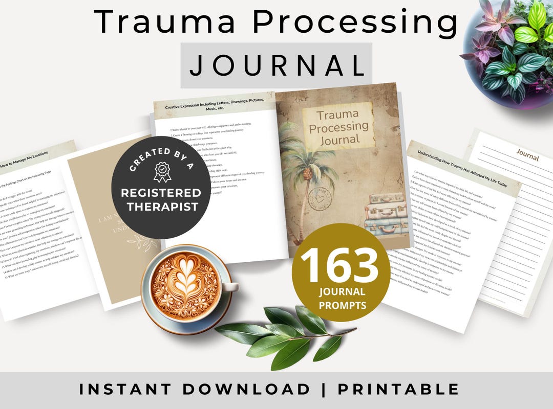 Trauma Recovery Journal, Heal Childhood Trauma, Dbt Workbook for Adults ...