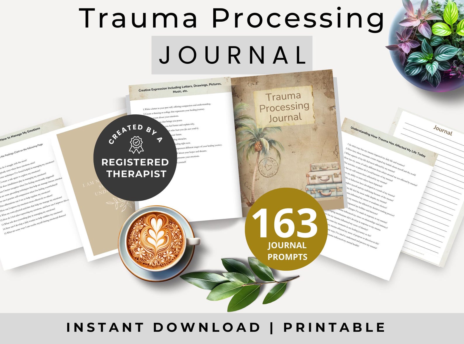 Trauma Recovery Journal, Heal Childhood Trauma, Dbt Workbook for Adults ...