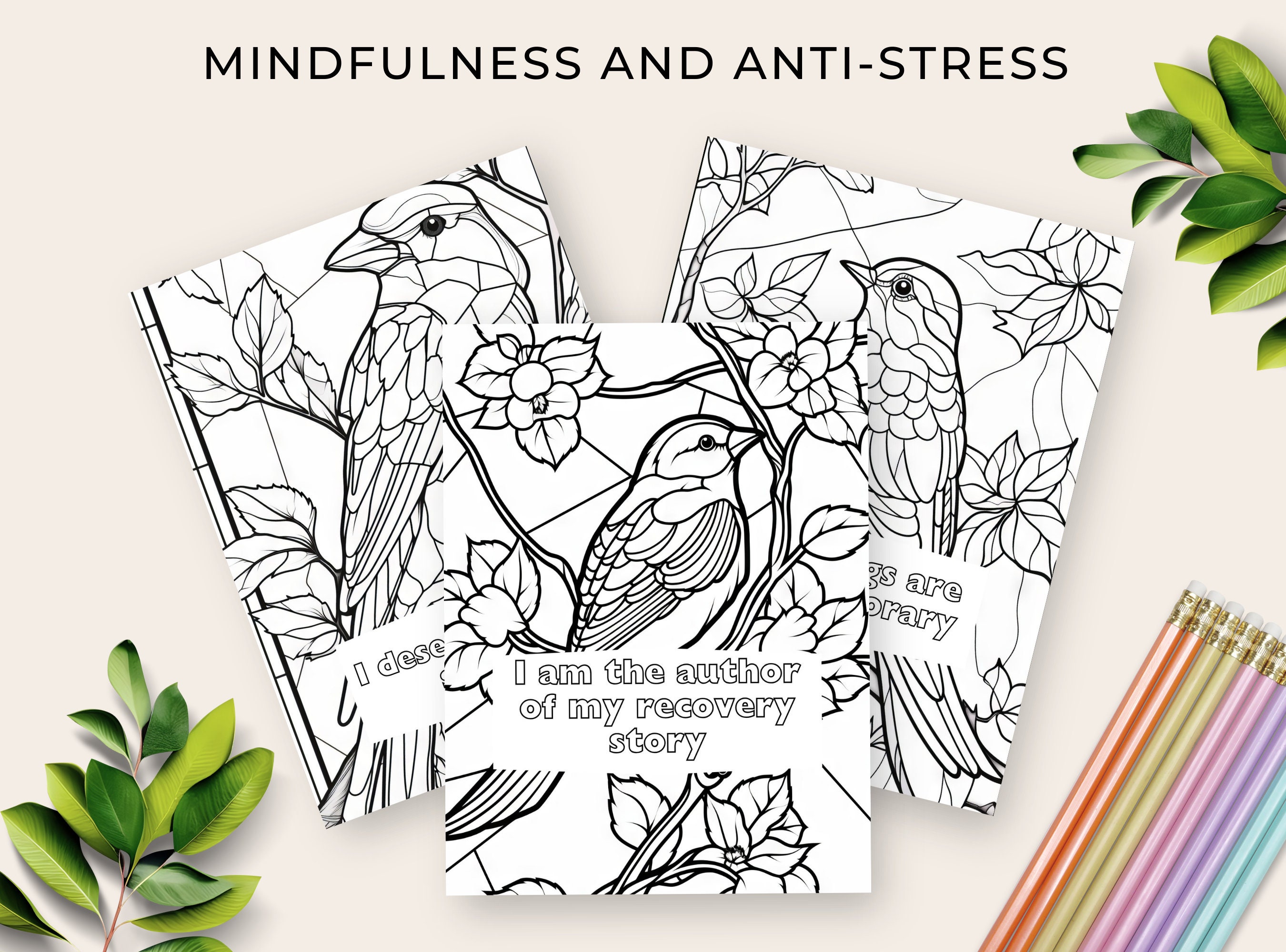 Addiction Coloring Pages, Recovery Affirmations, Colouring Sheets ...