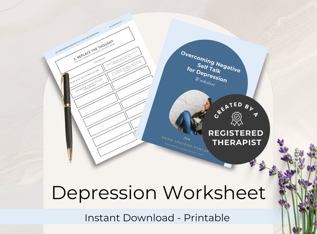 Cbt Worksheets Depression, Change Negative Thinking Patterns ...