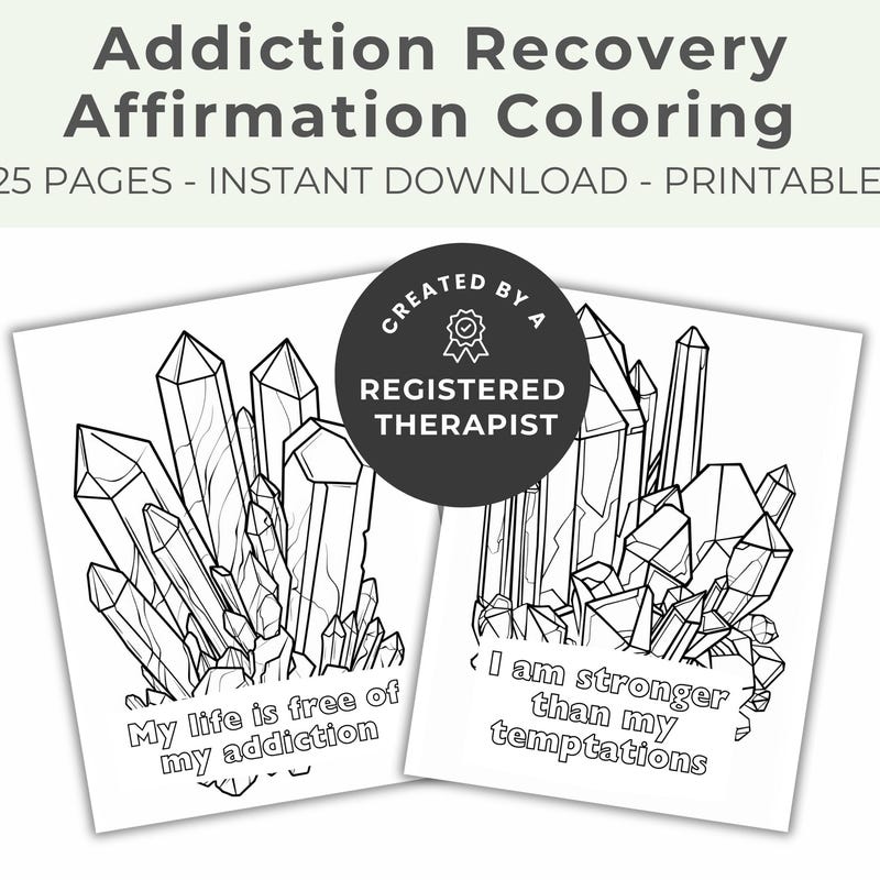 Recovery Coloring Pages - Etsy