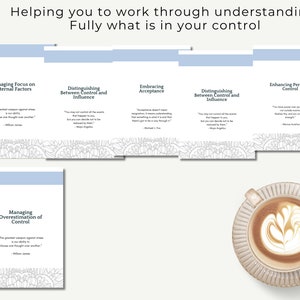 Circle of Control Workbook, Things I Can Control PDF, Manage Anxiety ...