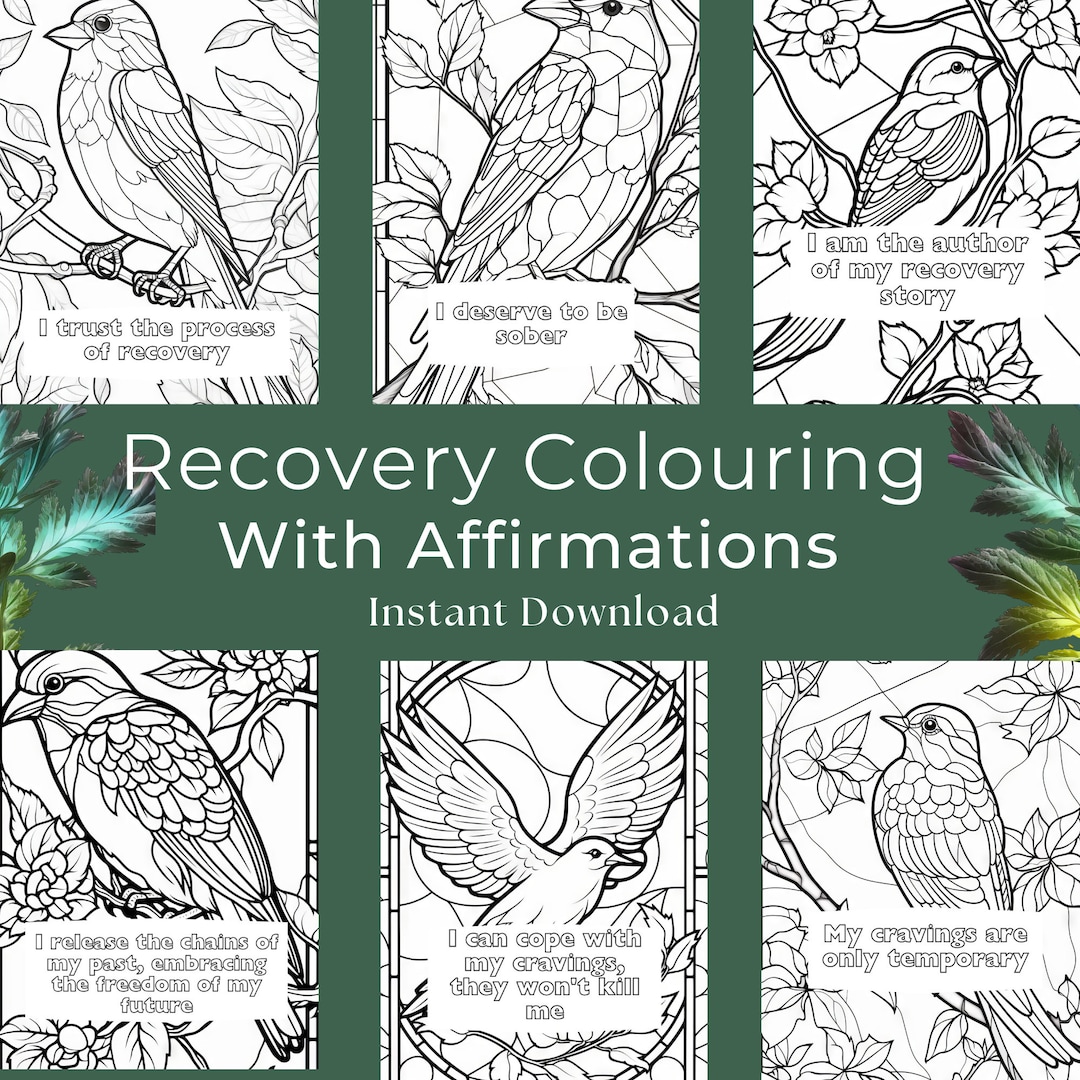 Recovery Coloring Pages Printable, Alternatives to Drinking, Addiction ...