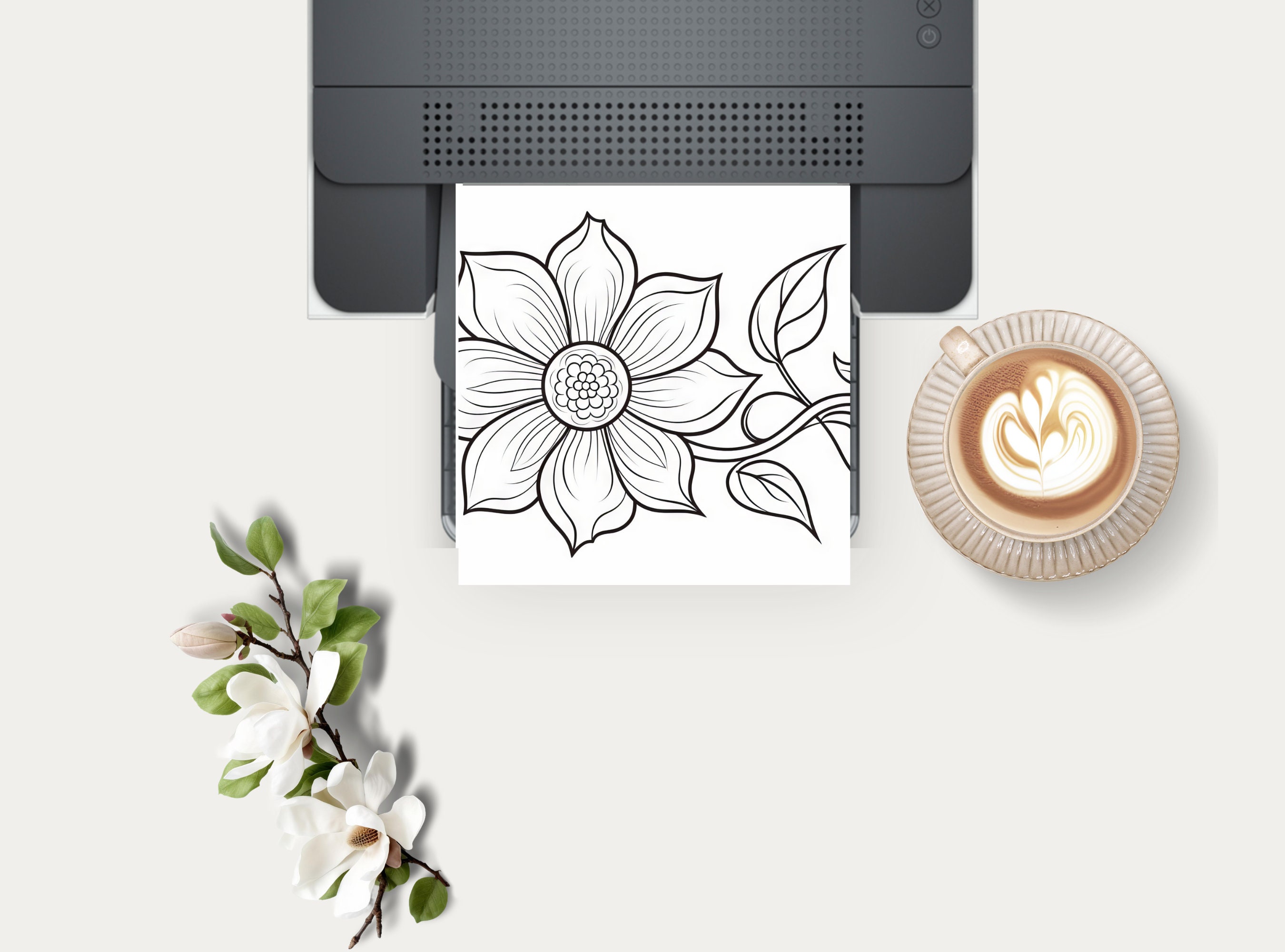 Mindfulness Coloring Pages, Printable Colouring Book for Relaxation ...